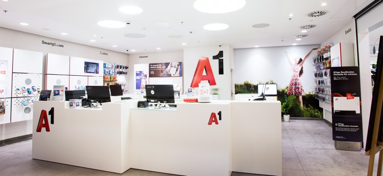 Mobil & Internet: A1 Exklusive Store im SILLPARK Innsbruck